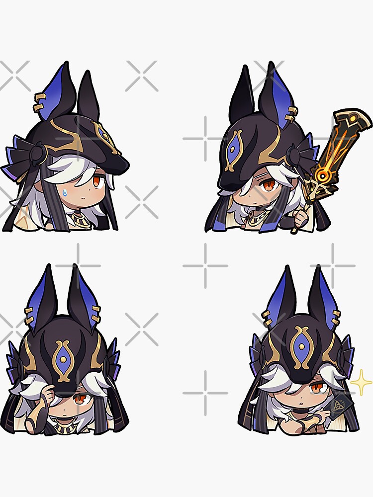 "Cyno Pack | Genshin Impact" Sticker for Sale by sunichan | Redbubble