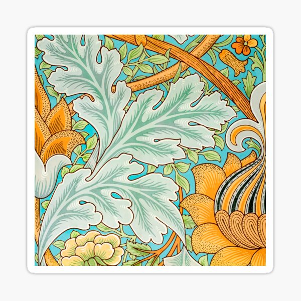 "St. James Pattern - William Morris " Sticker for Sale by Viastilano ...