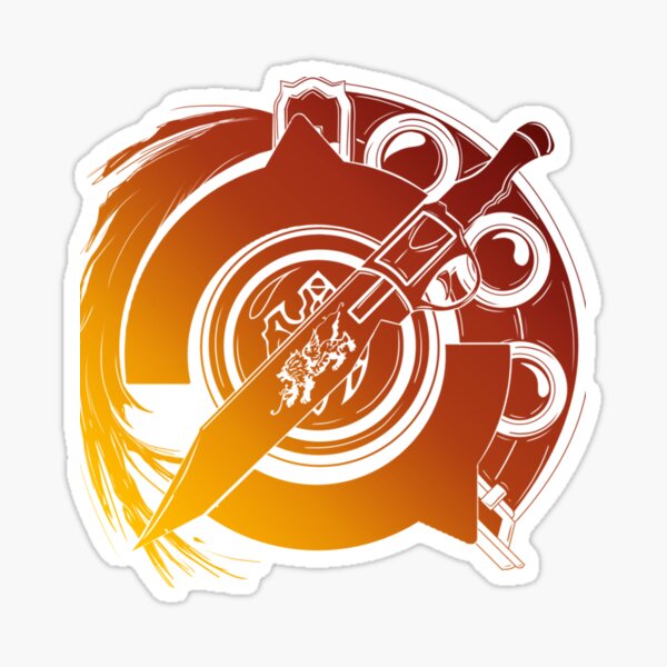 "FFXIV Gunbreaker Job Symbol" Sticker for Sale by blimmmmaaaa | Redbubble