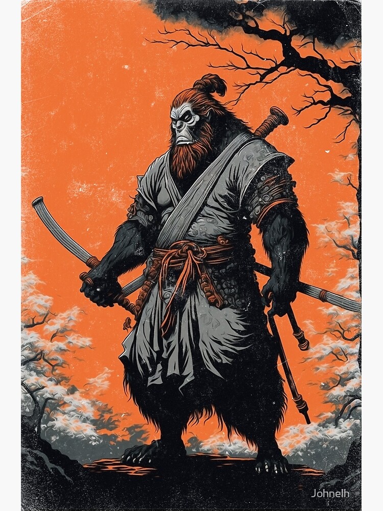 "The Samurai Bigfoot" Photographic Print for Sale by Johnelh | Redbubble