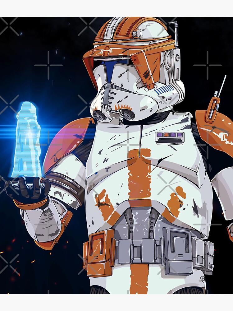 "Clone Commander Cody Order 66" Sticker for Sale by Master-bg | Redbubble