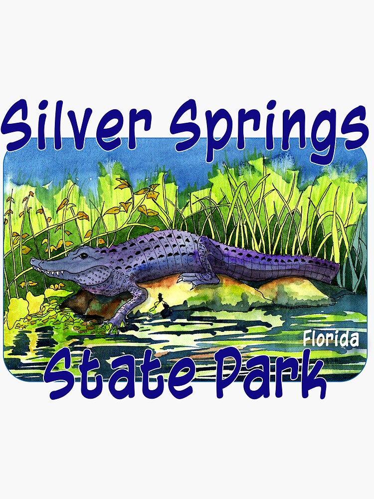 "Silver Springs State Park, Florida" Sticker for Sale by ...