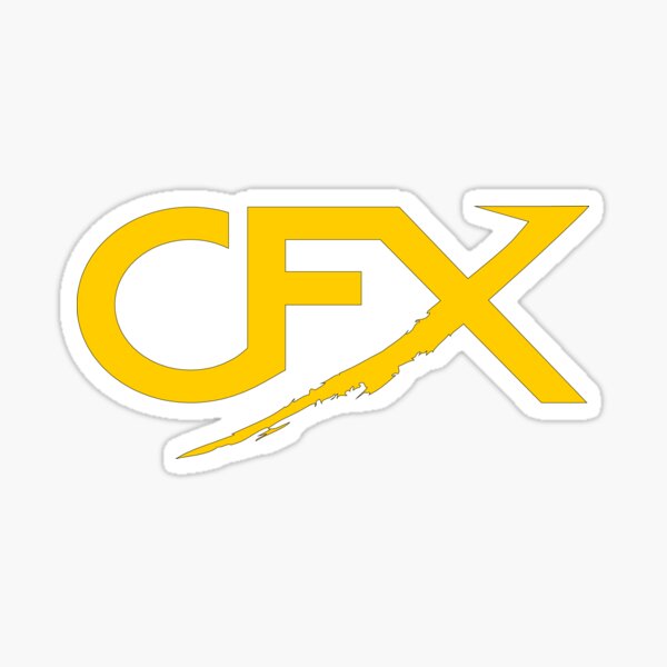 "CFX Logo" Sticker for Sale by CFXMasks | Redbubble