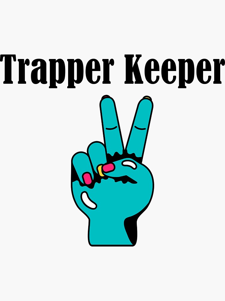 "trapper keeper" Sticker for Sale by SeniorPrint99 | Redbubble