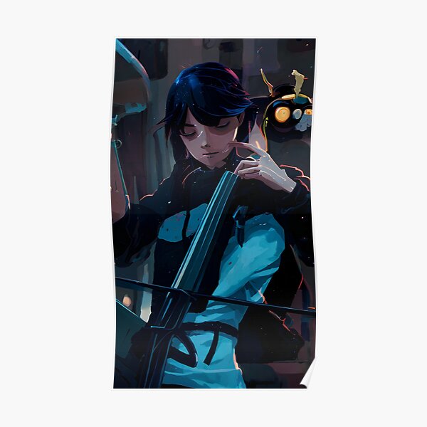 Póster «Retrato de Wednesday Addams con violín 2» de AIPerfection ...