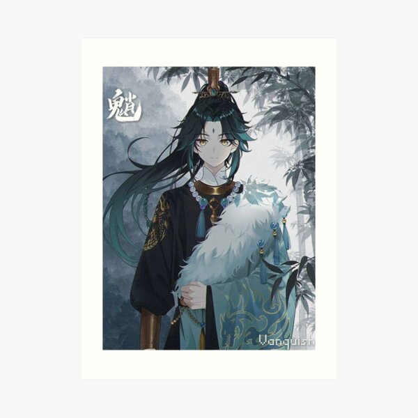 "Xiao Genshin Impact Chinese Portrait Art Xiao Hanfu Traditional ...