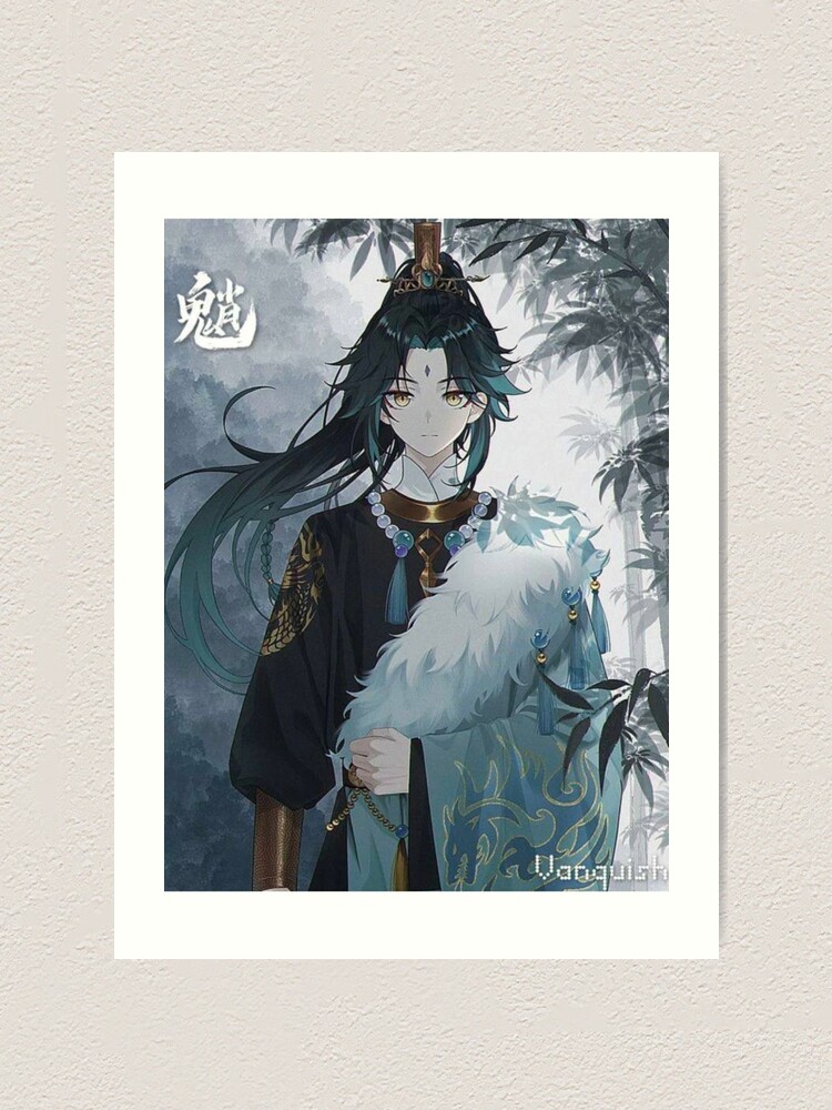 "Xiao Genshin Impact Chinese Portrait Art Xiao Hanfu Traditional ...