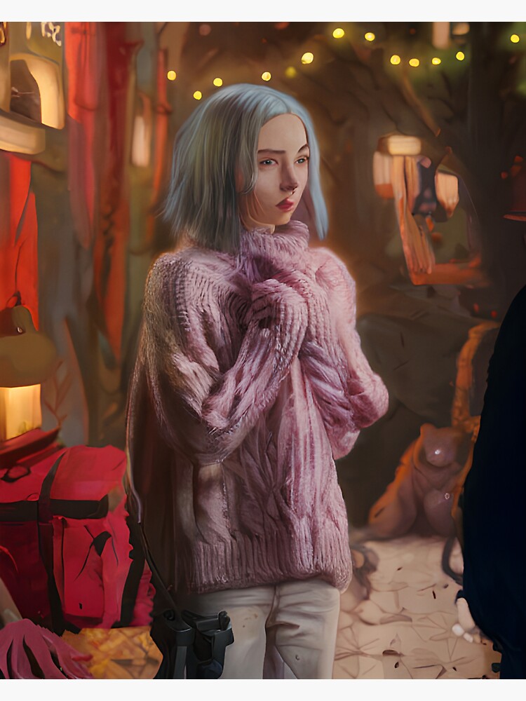 "Enid Sinclair Anime Portrait 2" Sticker for Sale by AIPerfection ...