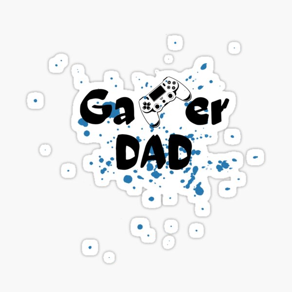 "Gamer Dad Typical Gamer Essential" Sticker for Sale by TypicalGamers ...