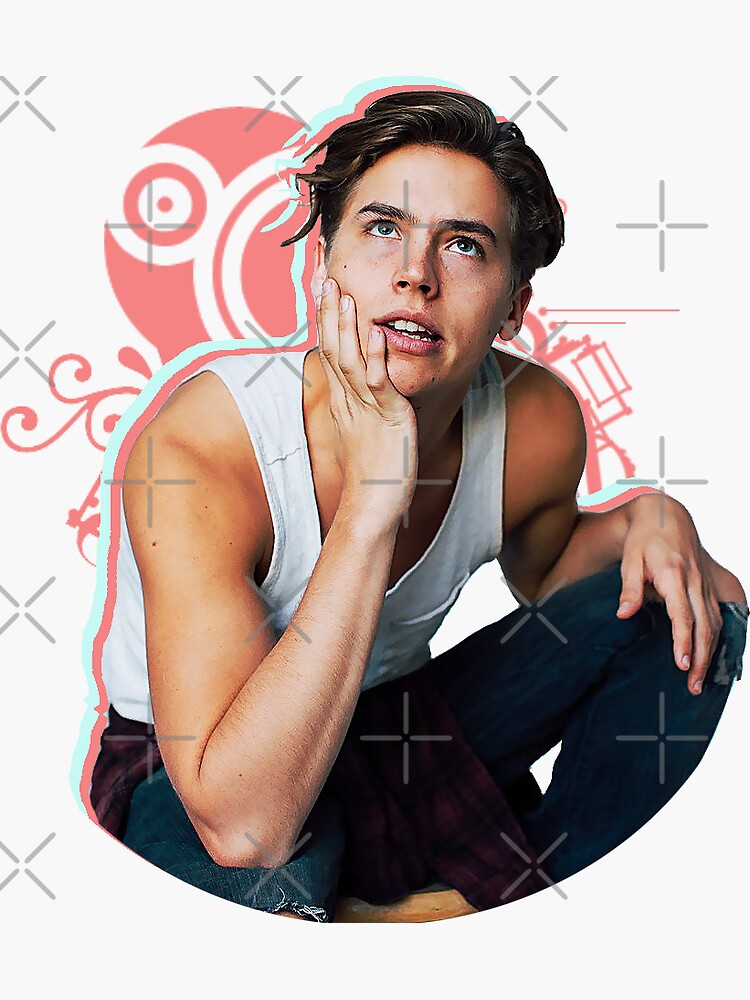 "Cole Sprouse" Sticker for Sale by LinkinAlice | Redbubble