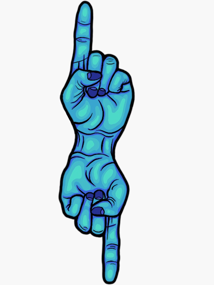 "As Above So Below Hand Digital Illustration" Sticker for Sale by ...