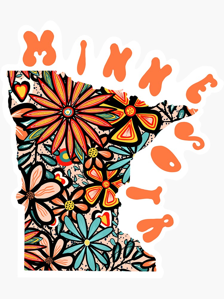 "Minnesota State Design | Artist Designed Illustration Featuring ...