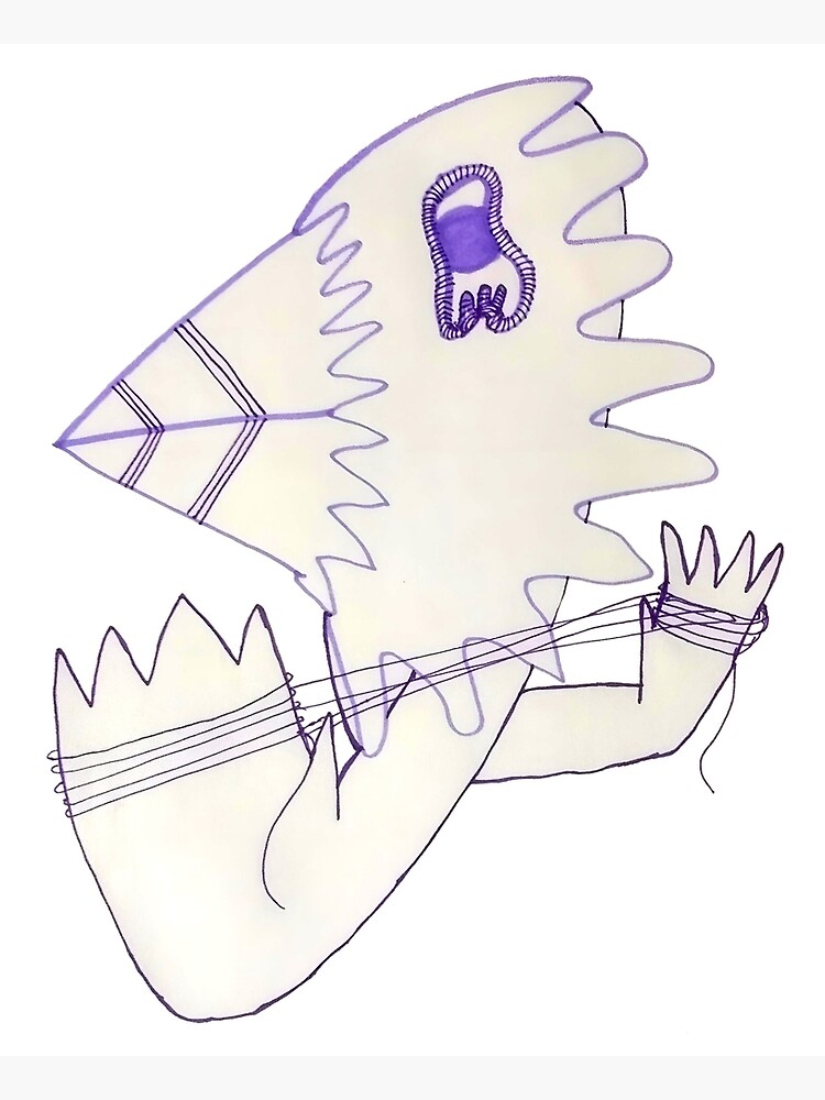 "Swiggle Bird Hands Tied" Poster for Sale by yetipivot | Redbubble