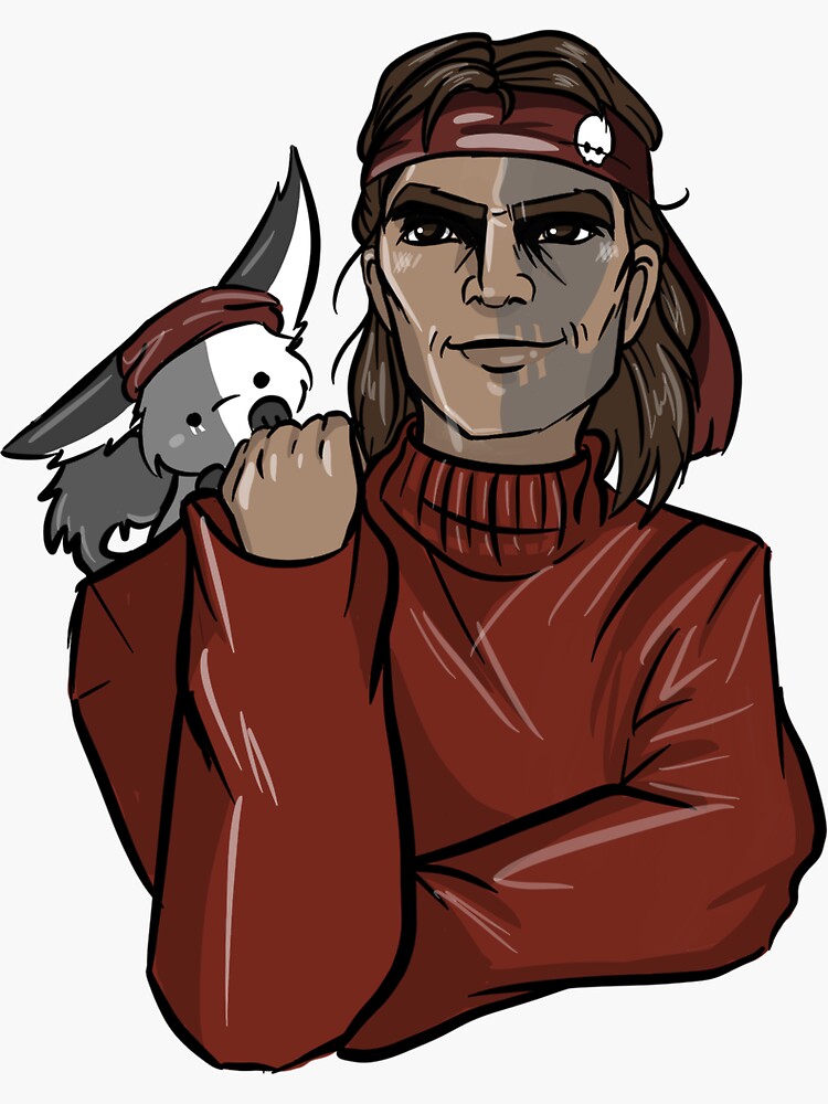 "Hunter and Tooka" Sticker for Sale by CountMewku | Redbubble