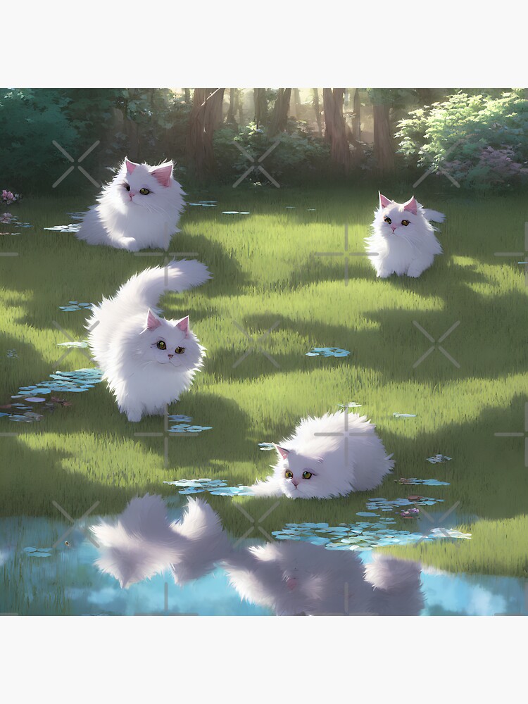 "Fluff" Sticker for Sale by Artieries1 | Redbubble