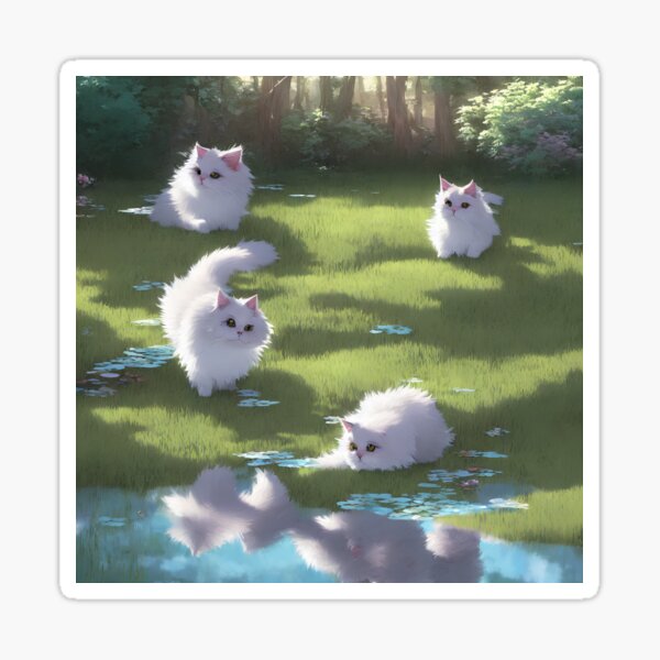 "Fluff" Sticker for Sale by Artieries1 | Redbubble