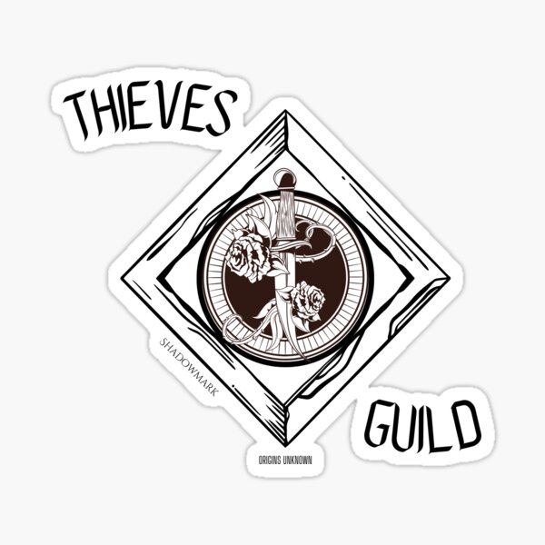 "Thieves Guild - Inspired by TES - High Fantasy" Sticker for Sale by ...