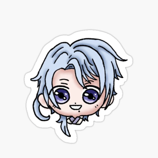 "Ayato Chibi" Sticker for Sale by All-Hail-Tails | Redbubble