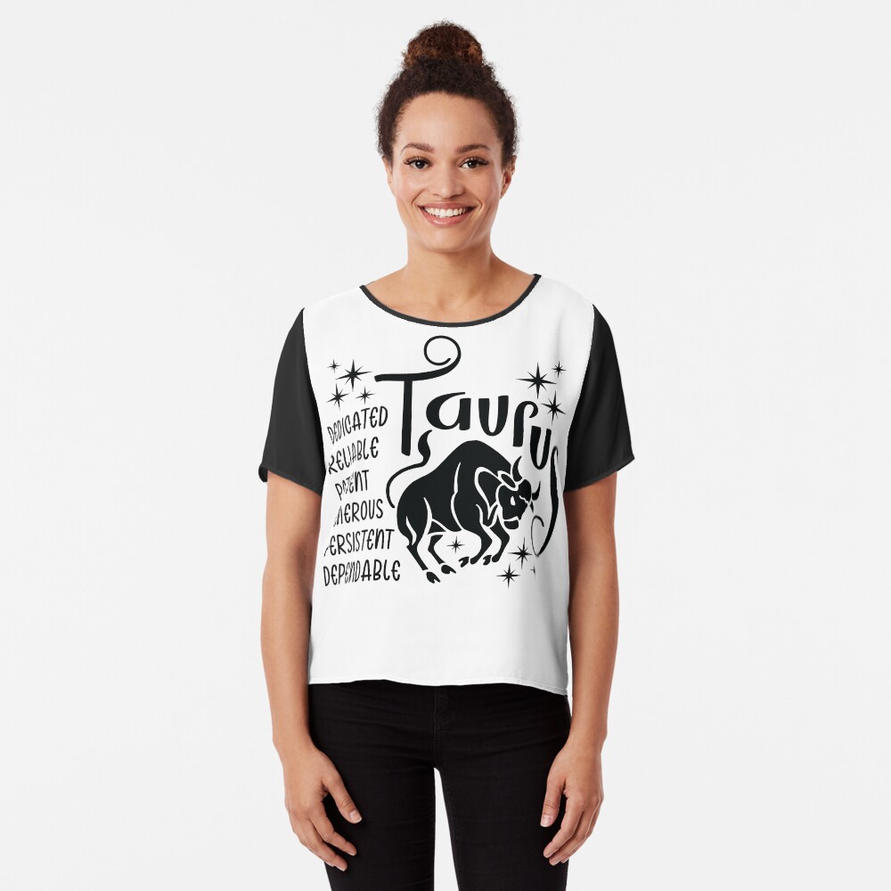 "Taurus Positive Traits" Sticker for Sale by GeckoMerch | Redbubble