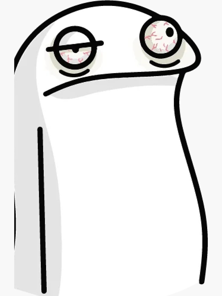 "Funny Flork Memes" Sticker for Sale by awalkont | Redbubble