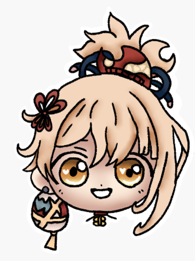 "Yoimiya Chibi" Sticker for Sale by All-Hail-Tails | Redbubble