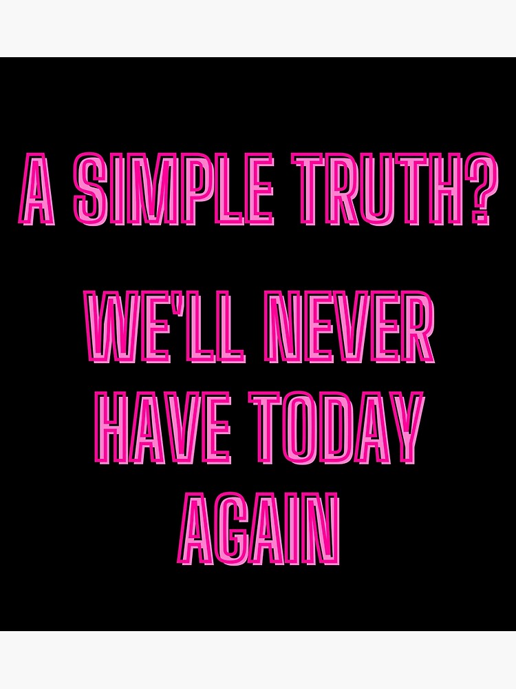 "A simple truth - motivational quotes" Poster for Sale by kozetin ...