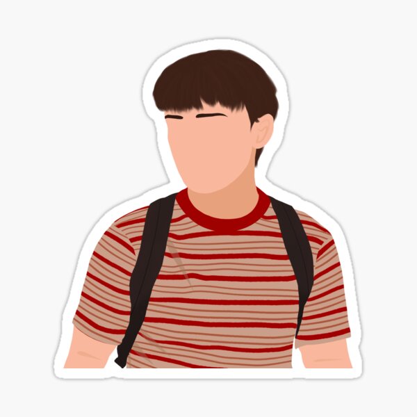 "Stranger Things Will Fan Art" Sticker for Sale by senaeksi | Redbubble