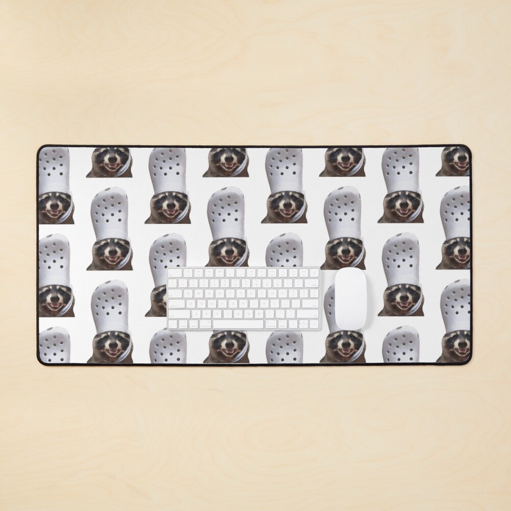 "shocked croc raccoon" Sticker for Sale by Lauren Kenney | Redbubble