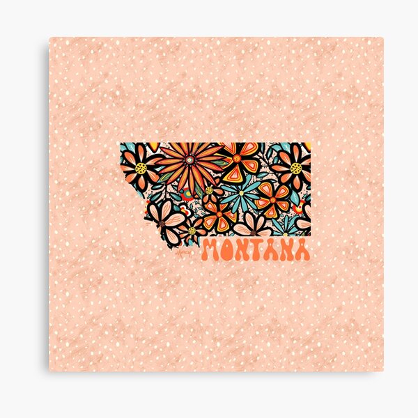 "Montana State Design | Artist Designed Illustration Featuring Montana ...