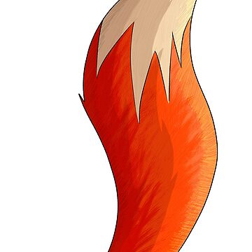"Fox tail" Art Print for Sale by Celine-Tia | Redbubble