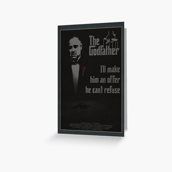 Godfather Greeting Cards | Redbubble