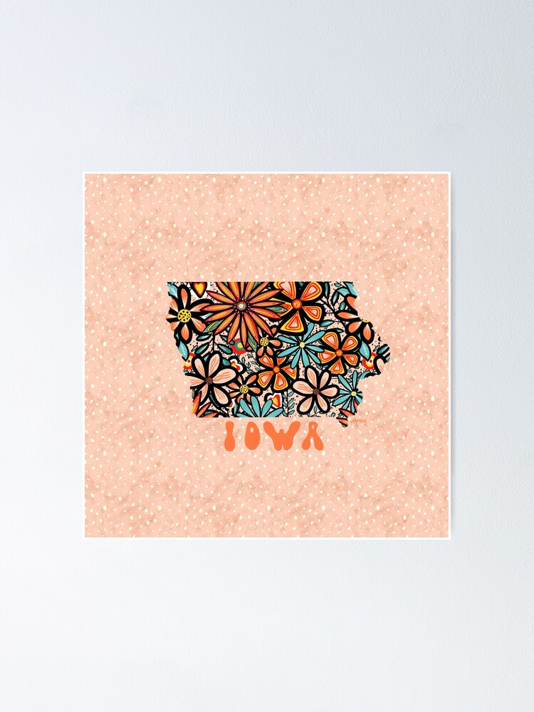 "Iowa State Design | Artist Designed Illustration Featuring Iowa State ...