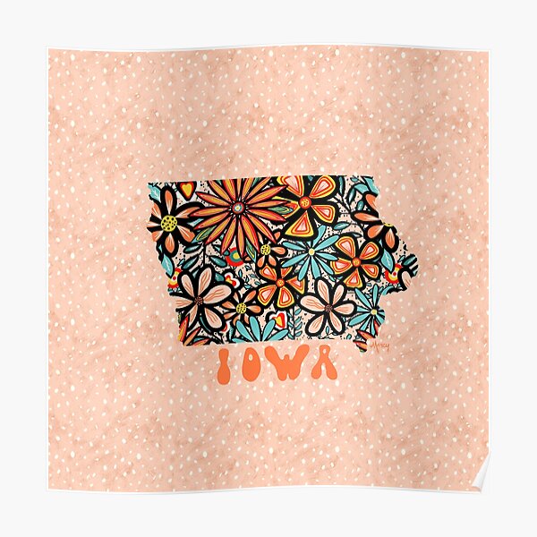 "Iowa State Design | Artist Designed Illustration Featuring Iowa State ...