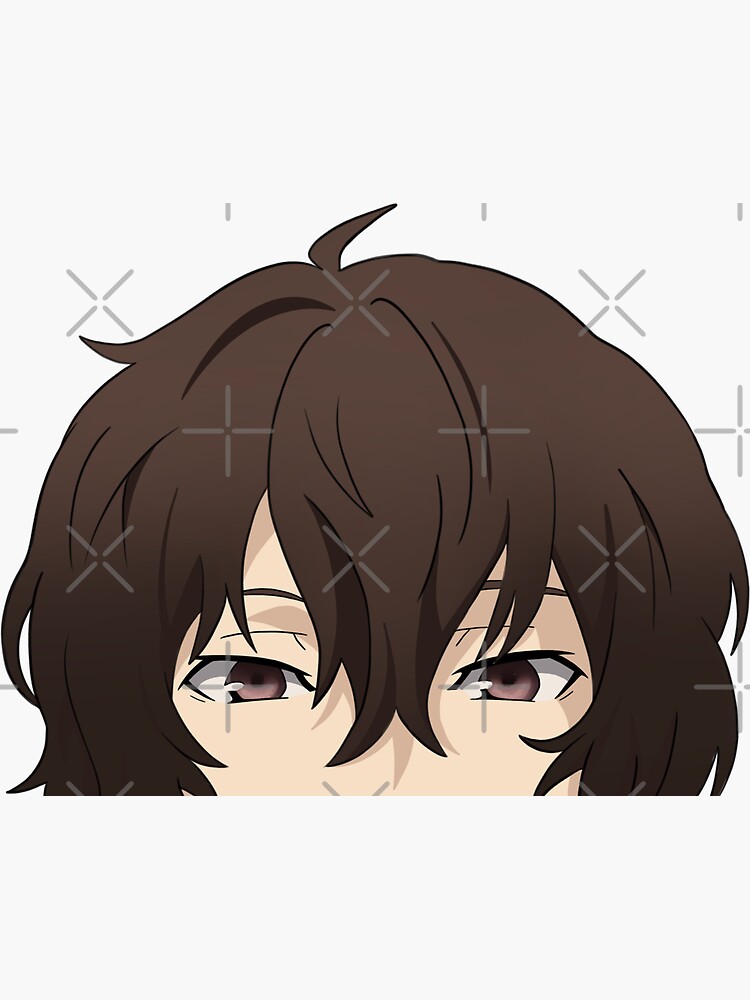 "Bungou Stray Dogs Wan Peeker Dazai " Sticker for Sale by sagecream ...