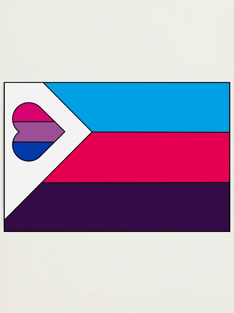 "New Polyamory Flag Bisexual" Photographic Print for Sale by manutz ...