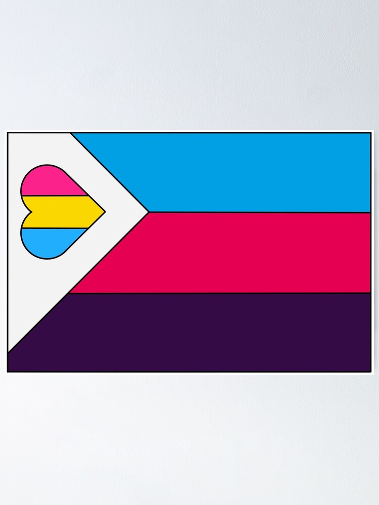 Póster «Nueva bandera de poliamor Pansexual» de manutz-itzanami | Redbubble