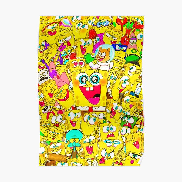 "Spongebob" Poster for Sale by manaspictures | Redbubble