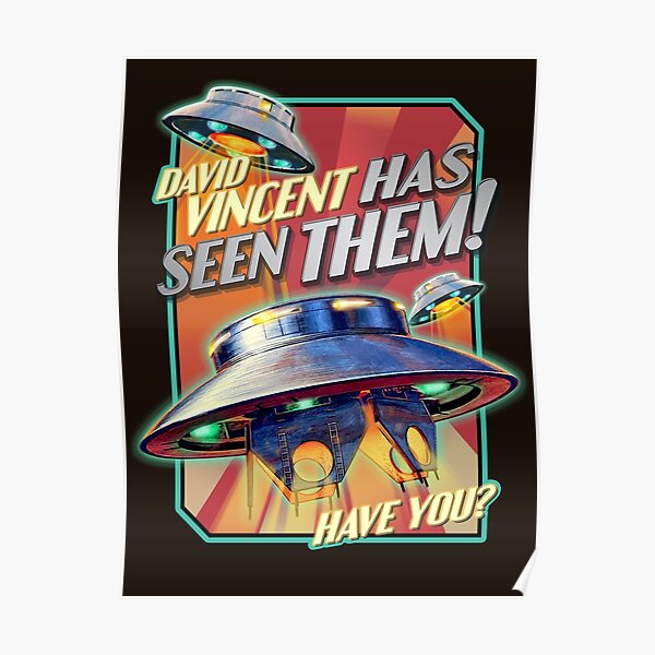 "David Vincent has seen them - HAVE YOU? THE INVADERS - Flying Saucer ...