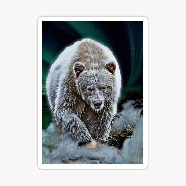 "BEAR GUARDIAN" Sticker for Sale by PapaSquatch | Redbubble