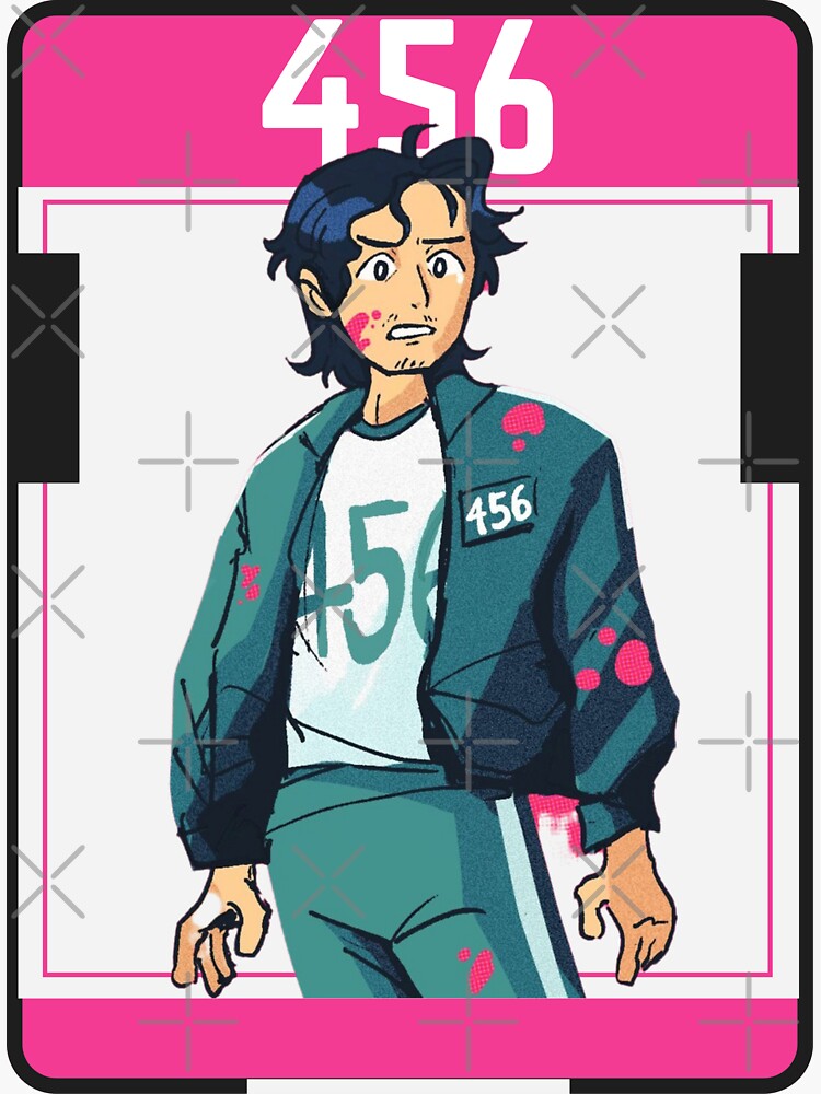 " Squid Game seong gi hun 456" Sticker for Sale by SyedKazmi | Redbubble