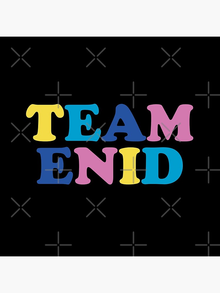 "Team Enid Sinclair Wednesday Addams Emma Myers" Poster for Sale by ...