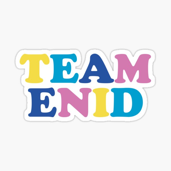 "Team Enid Sinclair Wednesday Addams Emma Myers" Sticker for Sale by ...