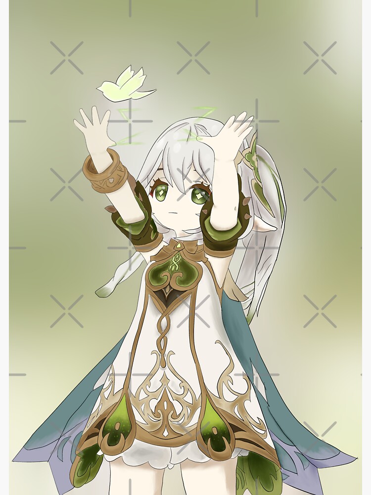 "Nahida the Dendro god" Sticker for Sale by erickguerrero | Redbubble