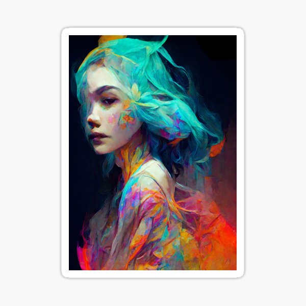 "Mixed emotions" Sticker for Sale by ImmersiveArts | Redbubble