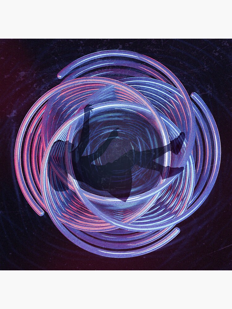 ""Falling" abstract art" Sticker for Sale by Dagrell | Redbubble