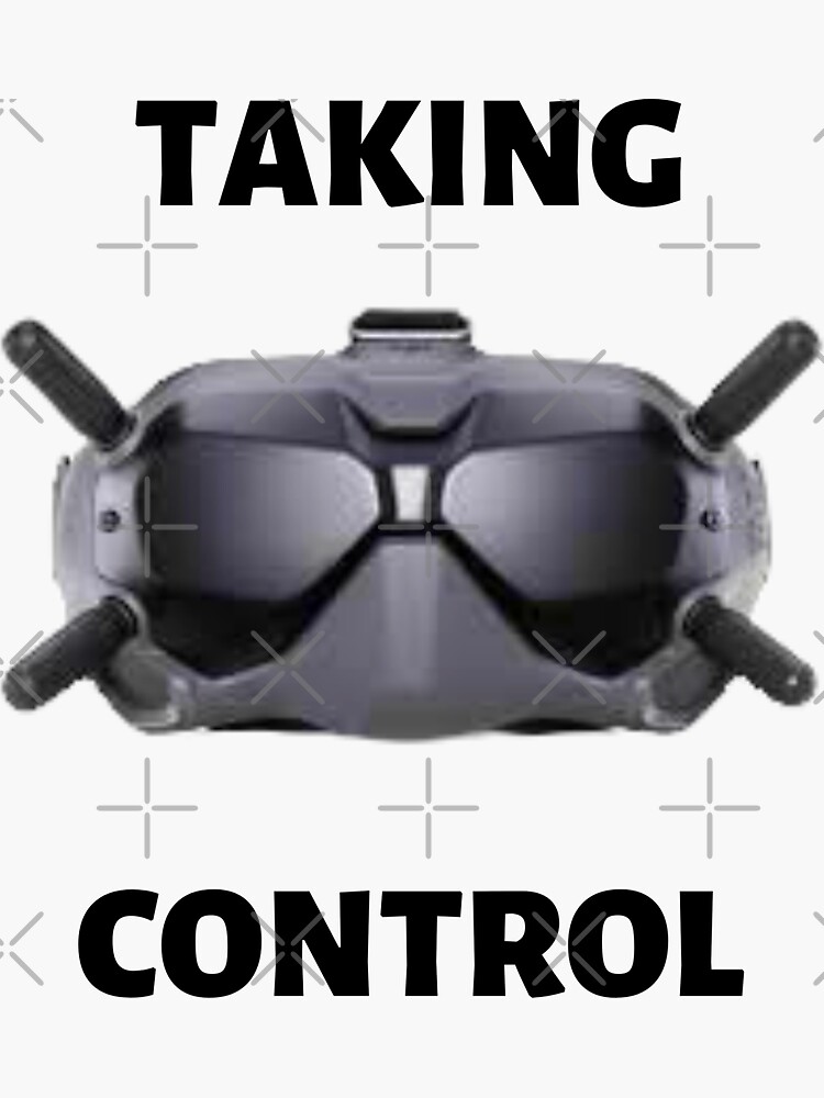 "Taking control FPV" Sticker for Sale by ptNB | Redbubble