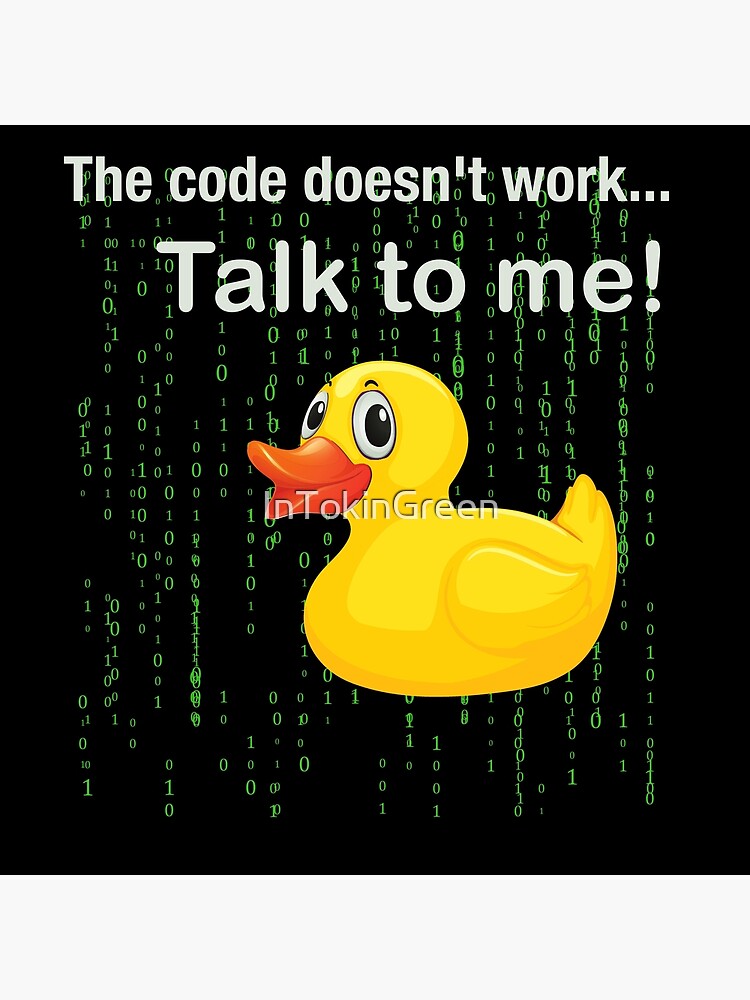 Lámina fotográfica «Programador de depuración de patito de goma Hable ...