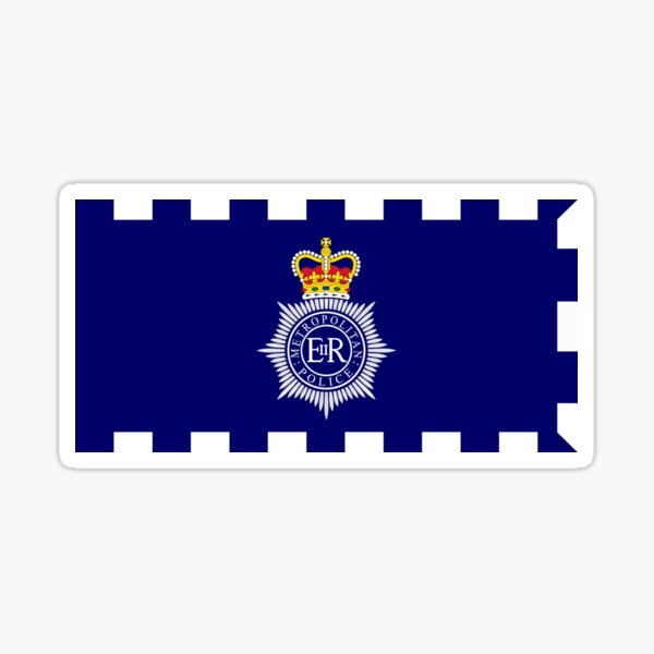 "Flag of Metropolitan Police Service" Sticker for Sale by Shav | Redbubble