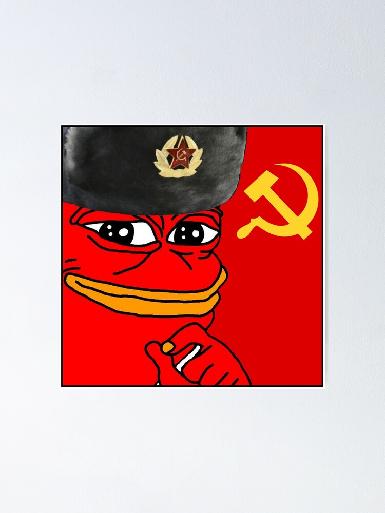 "Communist Pepe" Poster for Sale by SCha | Redbubble
