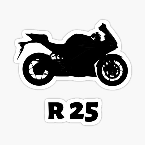"Yamaha R25" Sticker for Sale by ptNB | Redbubble